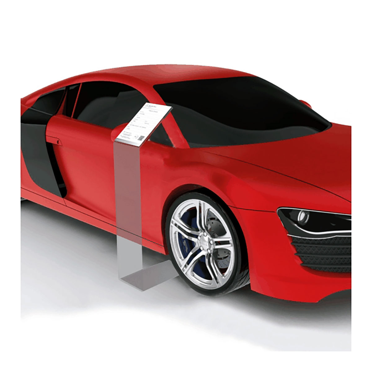 Acrylic Showroom Specification Card Stands | Acrylic Information Stands