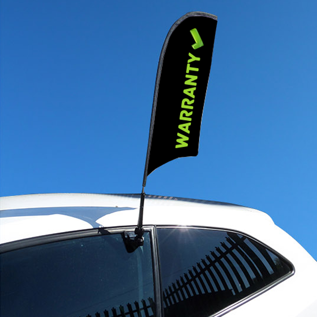 Car Window Feather Flags | Tear Drop Flags For Car Windscreens