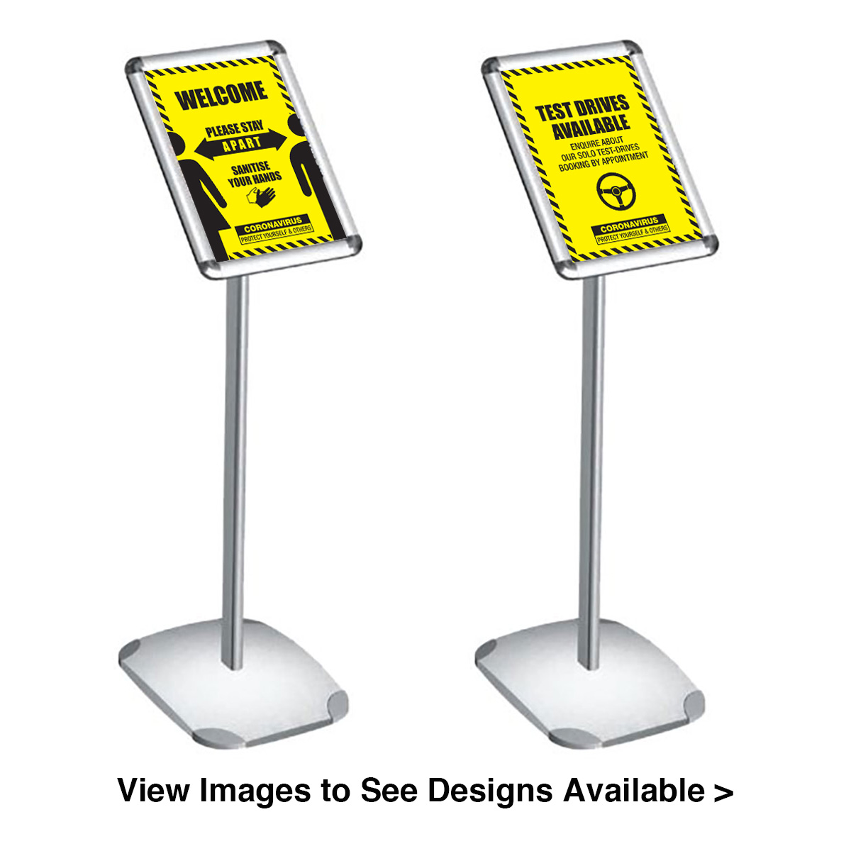 A4 Information Point Stands | Poster Display Stands