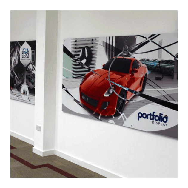 DiBond Signs | DiBond Printing | Aluminium Sign Prints at Portfolio Display