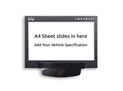Vehicle Specification Holders, Silent Salesman and Spec Card Holders