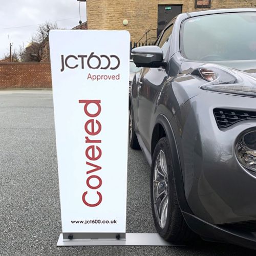 Side Car Advertising Display Stand | Car Totem Display Sign