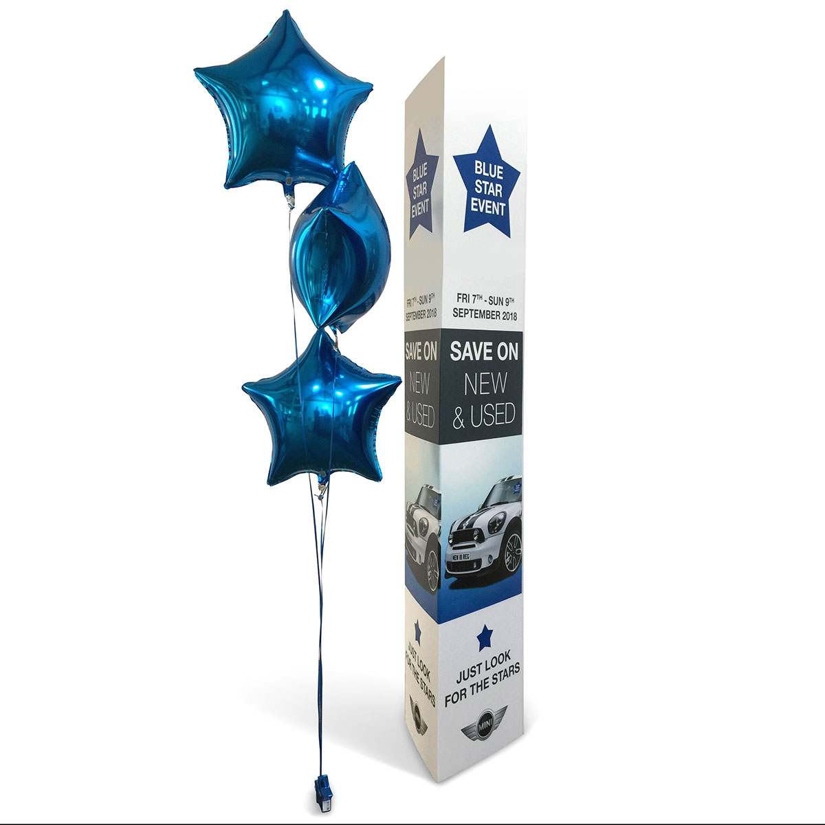 Toblerone Printed Car Showroom Standees