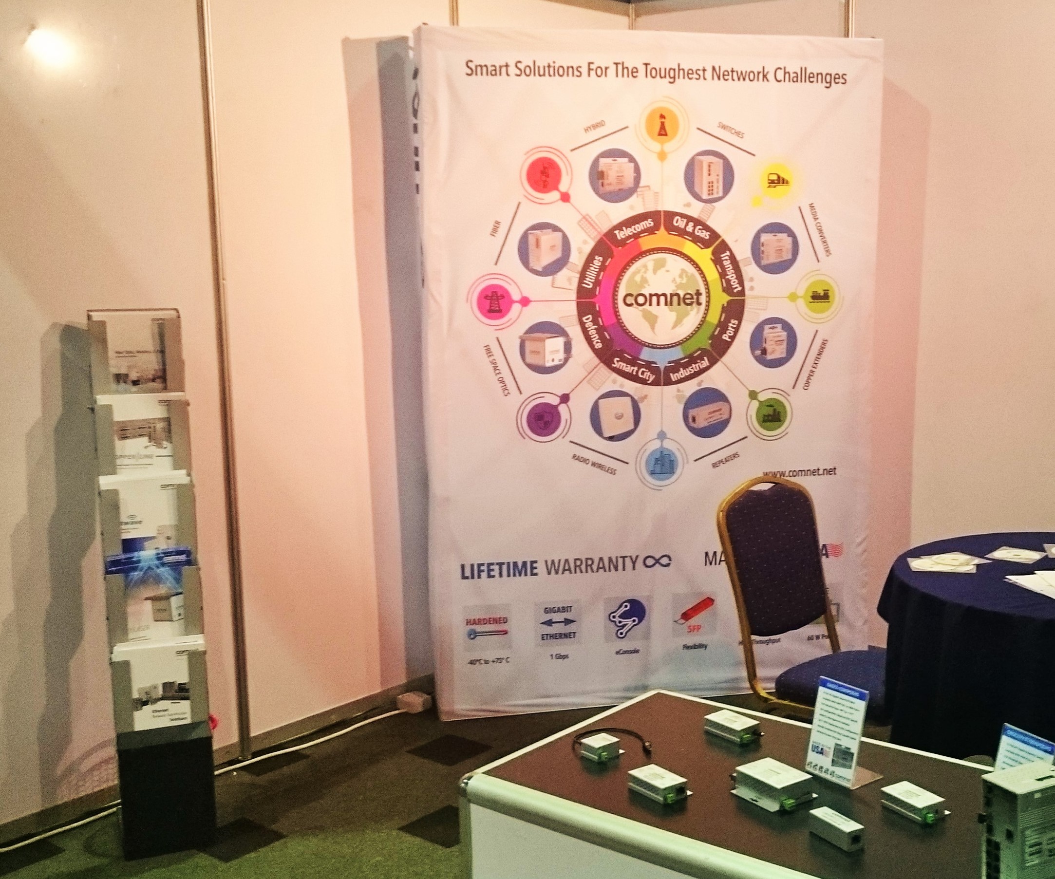 Impact Hop up fabric display stand - Portfolio Display Ltd