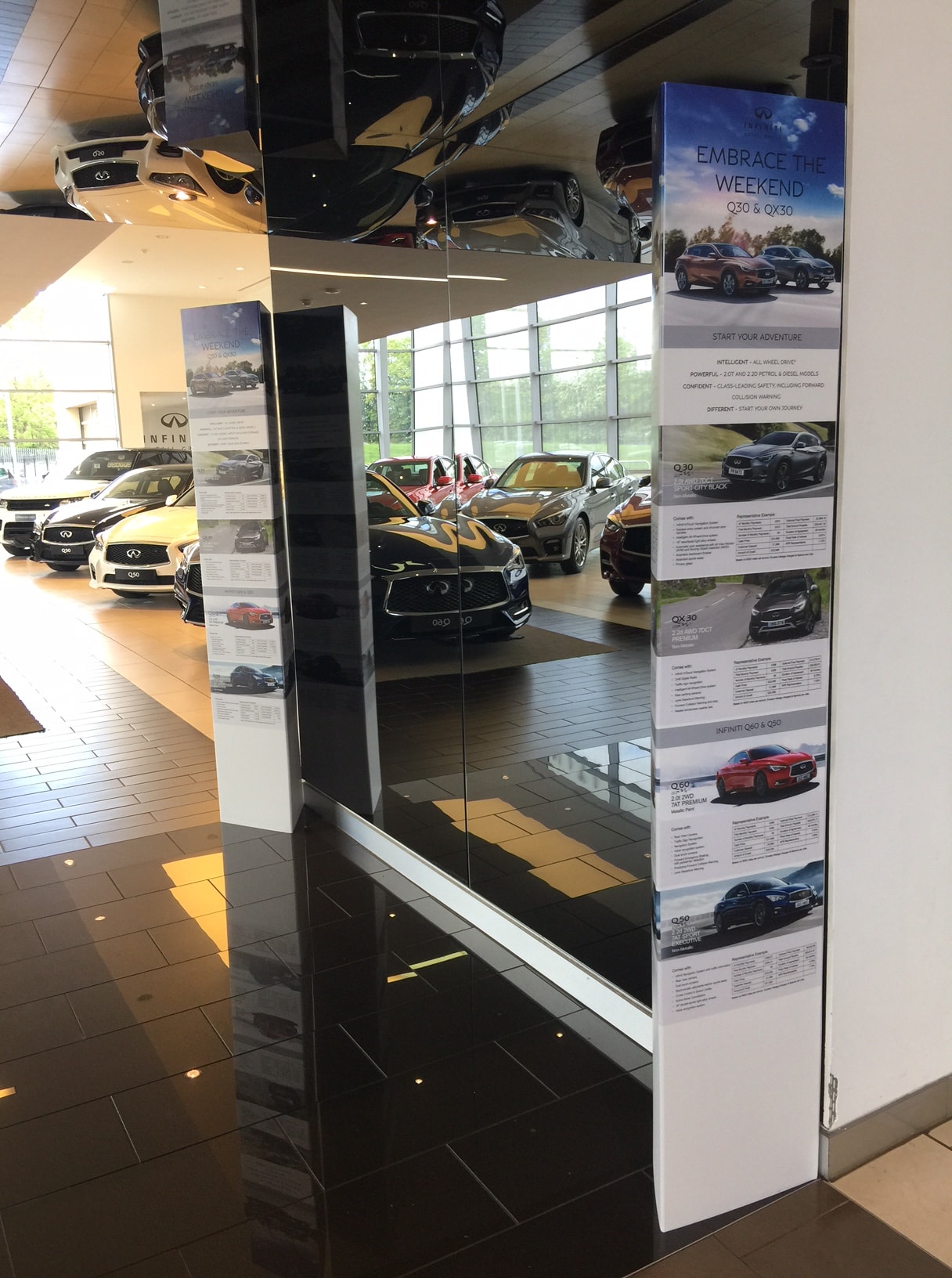 Car Showroom Standees - Portfolio Display Ltd