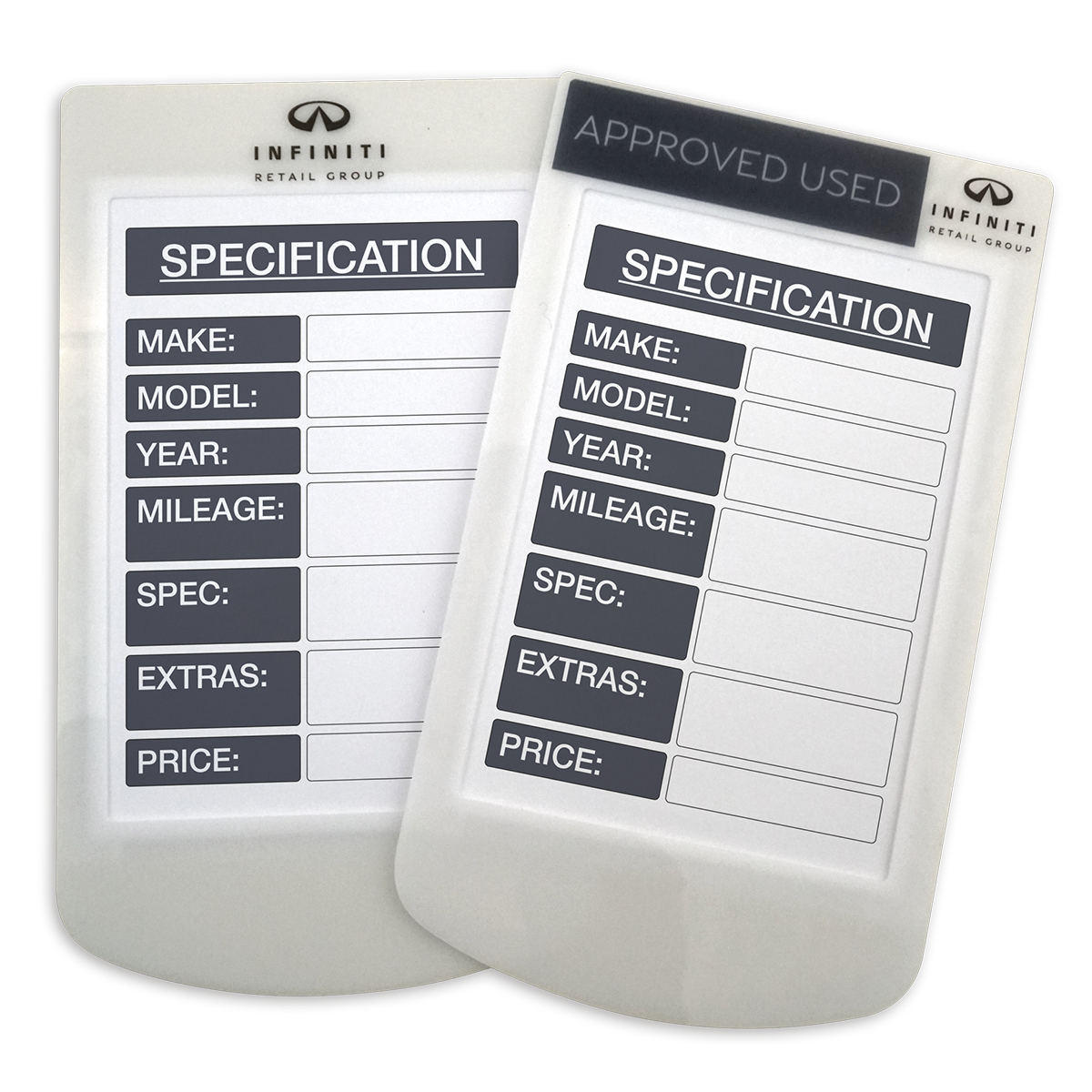 NEW Branded A4 / A5 Silent Spec Card Holders